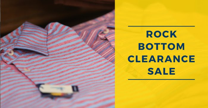 Rock Bottom Sale August 2020 | Rush Wilson Limited